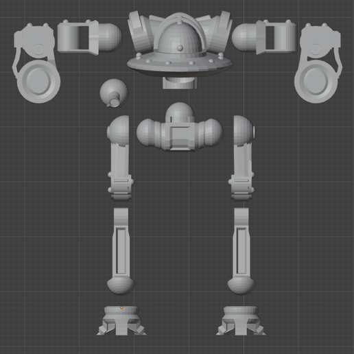 🏹 Terracotta Automata, Hunter Seeker・Free 3D File for ・Cults