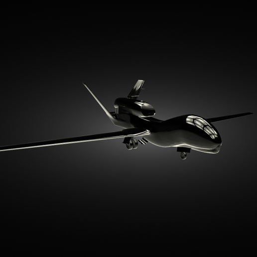 STL file RQ-4 Global Hawk 🦅 ・Model to download and 3D print・Cults