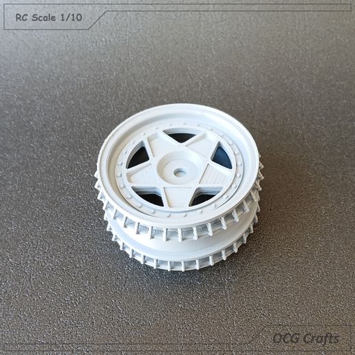 🚗 RIM RIM RC CAR 1/10 - F40 STAR RIM・ STL File for 3D printing・Cults