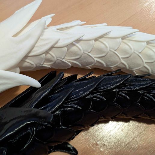 🎭 FFXIV Au Ra Tail 4 – Articulated and Modular・ STL File for 3D ...