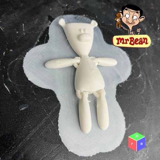 🧸 ARTICULATED MR. BEAN TEDDY・ STL File for 3D printing・Cults