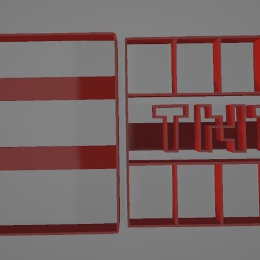 🍪 Minecraft TNT Cookie Cutter・ STL File for 3D printing・Cults