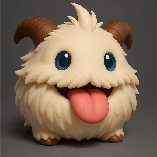 🐉 Poro LOL 3D Model to print・ STL File for 3D printing・Cults