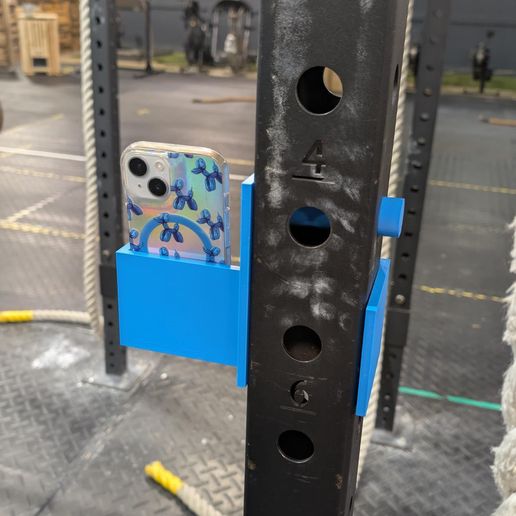 📞 3 Inch Rig Phone Holder for CrossFit Rig・ STL File for 3D printing・Cults