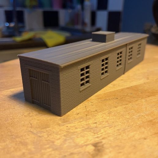 🛤️ Model Railway Lineside Building 1・ STL File for 3D printing・Cults