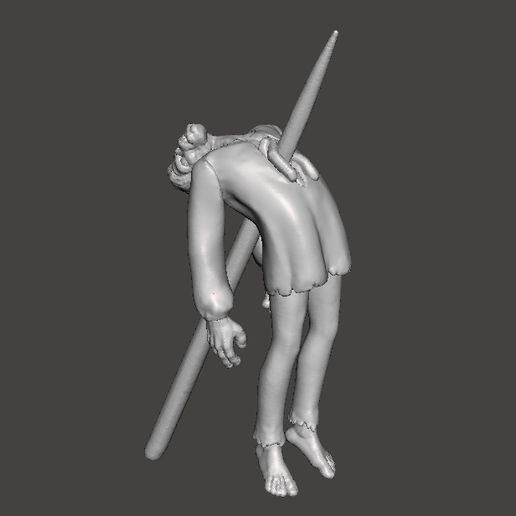 🧟 IMPALED ZOMBIE MINIATURE MODEL FANTASY GAMES RPG DND・ STL File for 3D ...