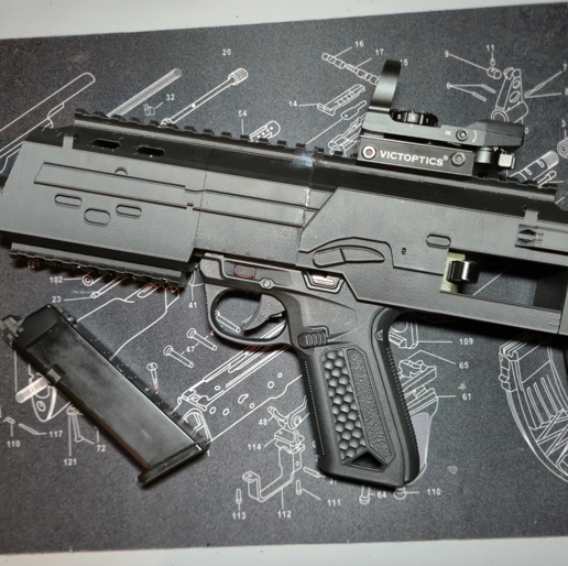 🔫 MP7 Style Conversion Kit for AAP-01・ 3D File for 3D printing・Cults