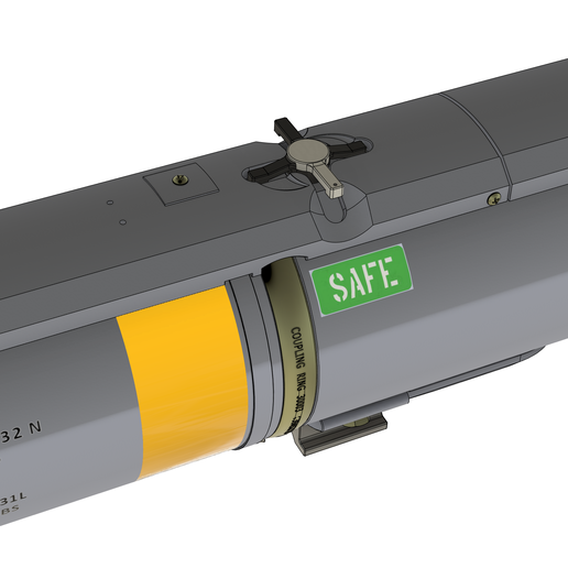 🚀 AIM-9X 🐍Sidewinder Missile - 🖨️ 3D Print-Ready Assembly・ STEP File ...