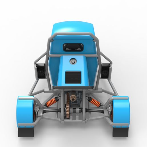 🚗 Ape car proto for dirt Scale 1:25・ 3D File for 3D printing・Cults