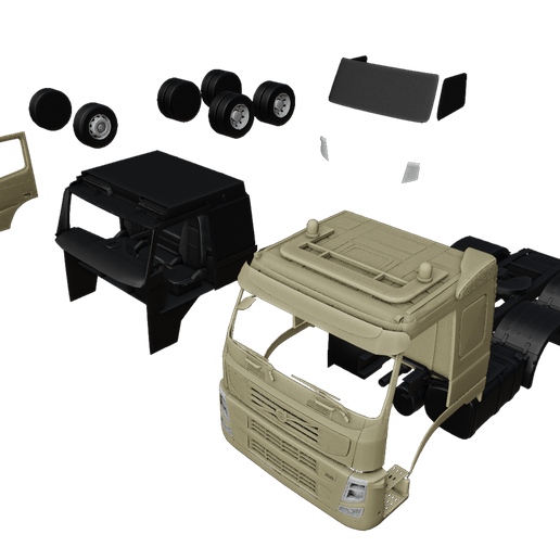 🚚 Volvo FM13 2006・ STL File for 3D printing・Cults