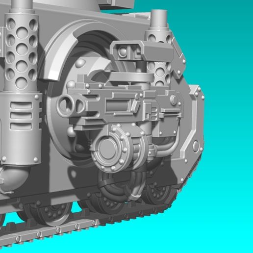 🪖 Modular tank, full options・ 3D File for 3D printing・Cults