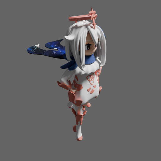 🧚 Paimon Genshin Impact inspiried・ STL File for 3D printing・Cults