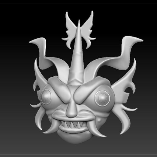 OBJ file Mask Fiesta Tirana diablada 🇨🇱 ・3D printable model to download ...