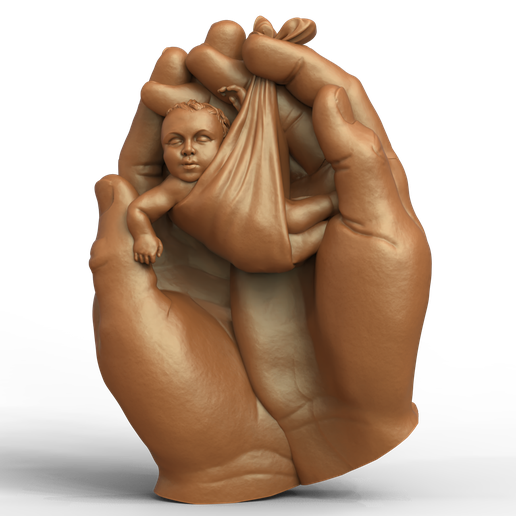 3D file 3D Model STL File for CNC Router Laser & 3D Printer 0106 Angels and babies 052 📁 ・3D ...