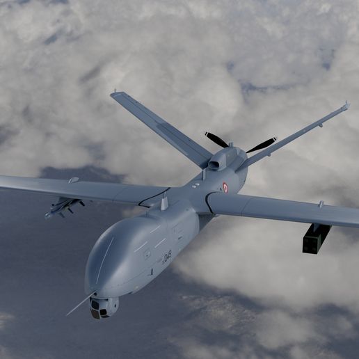 🦃 ANKA UAV Low-poly・ OBJ File for 3D printing・Cults