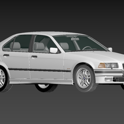 🚗 BMW 3-Series E36 Sedan 1994・ 3D File for 3D printing・Cults