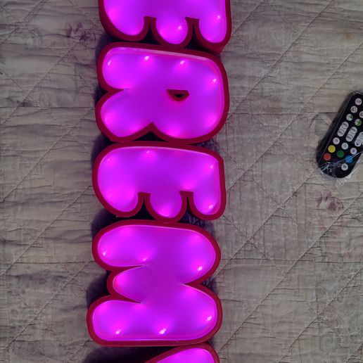 STL file Brilliant Name: Jeremy LED Sign 🚩 ・3D printable model to ...