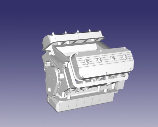 👽 392 Hemi (60s)・ STL File for 3D printing・Cults