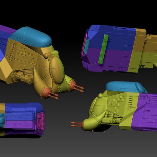 🤖 MTT Vehicle transport droid multi-troop・ STL File for 3D printing・Cults