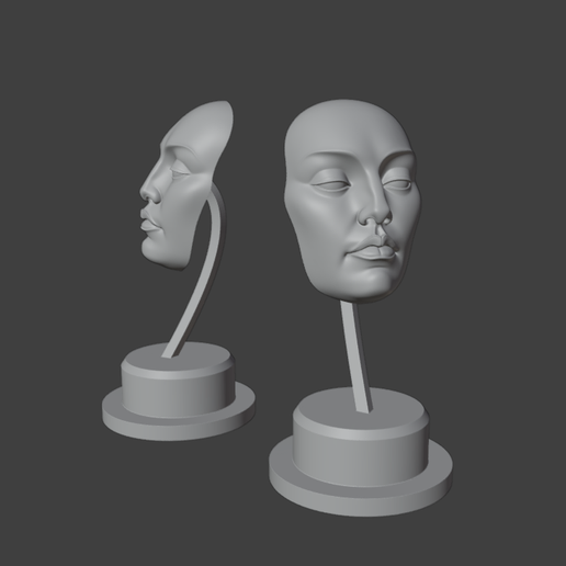 🎨 Faces・ STL File for 3D printing・Cults