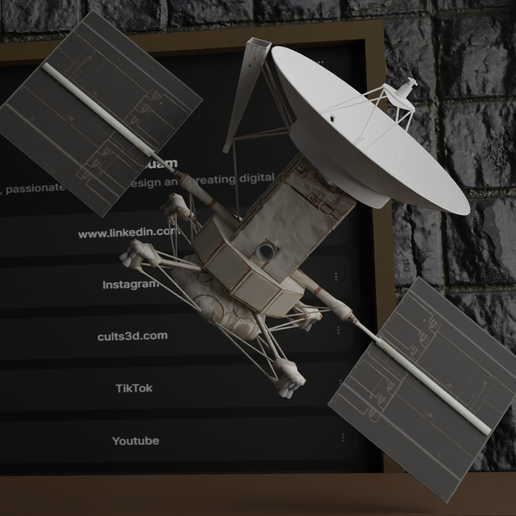 🛰️ Orbital Satellite Model – Deep Space 3D Printable Craft・Free STL ...