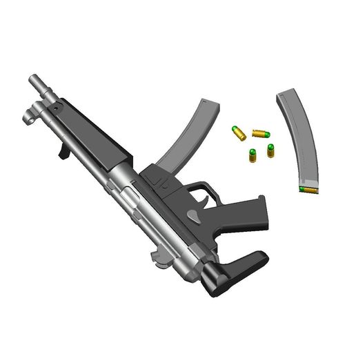 STL file MP5 submachine gun 🔫 ・3D printable design to download・Cults