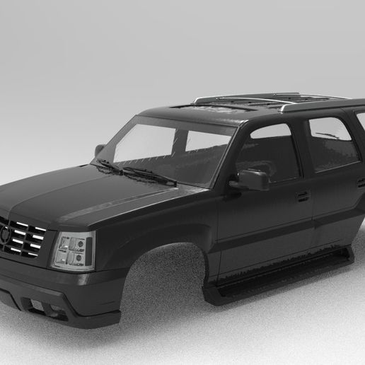 🚗 Cadillac Escalade STL RC car model 324mm wheelbase・ STL File for ・Cults