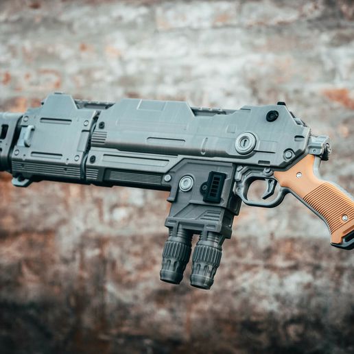 🔫 Hotshot prop gun for cosplay/display・Free STL File for 3D printing・Cults