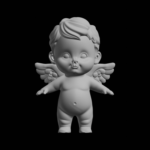 👶 Baby Angel Character Sculpture・ 3D File for 3D printing・Cults