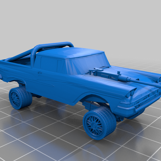 🚙 Ford Ranchero for Gaslands・Free 3D File for ・Cults