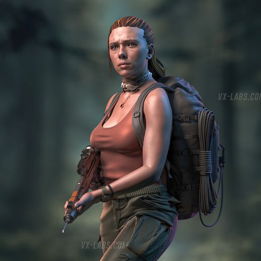 🗺️ Zora Bennet Jurassic World・ STL File for 3D printing・Cults