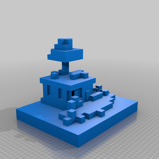 Archivo STL gratis Minecraft Primera Noche 🎨 ・Diseño de impresión 3D ...