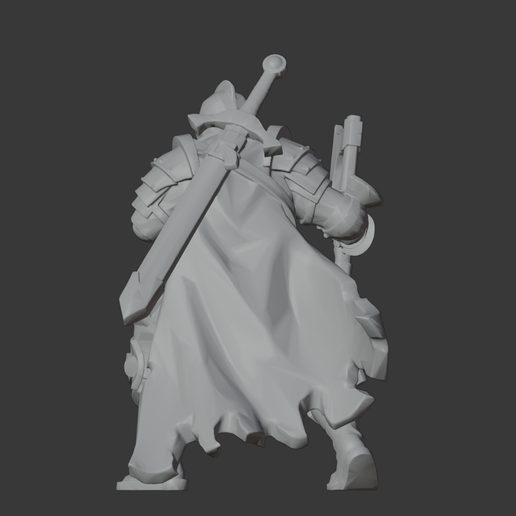 STL file One Arm Knight - Minifigure 💪 ・3D printer model to download・Cults