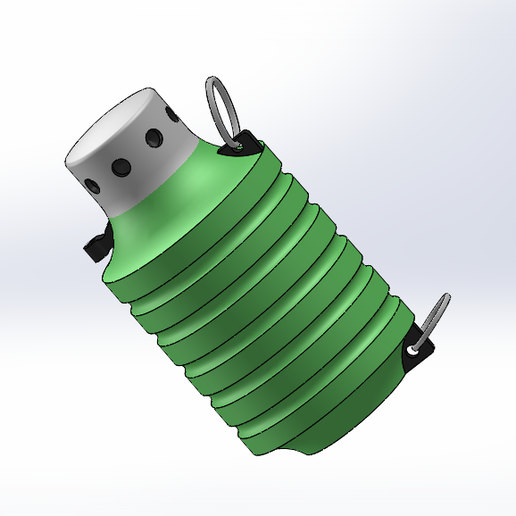 STL file VOL.2 TYPE 23 HAND GRENADE CONCEPT PROTOTYPE ・3D print object ...