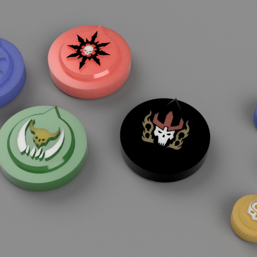 STL file War Hammer AOS - 3rd Edition - Turn/Game Tracker 🔨 ・3D print ...