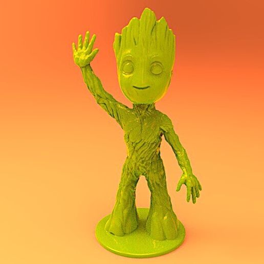 STL file Baby Groot 👶 ・3D printer design to download・Cults