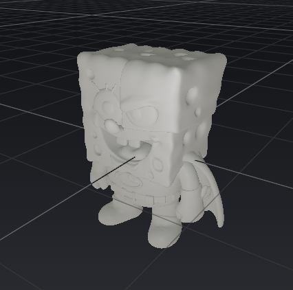 🗿 SpongeBat – Spongebob x Batman Crossover 3D Character Model・ STL File ...