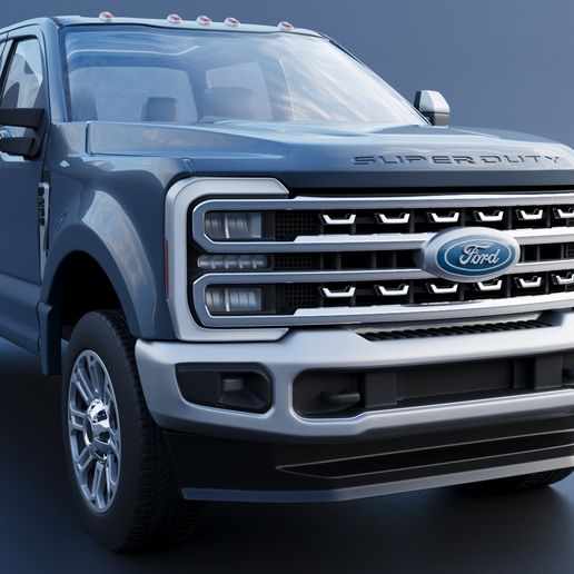 🚗 F-250 - 2023・ 3D File for 3D printing・Cults