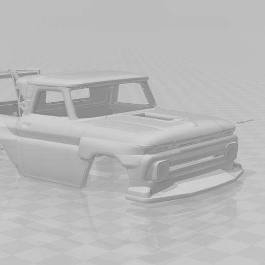 🚙 chevrolet c10 custom・ STL File for 3D printing・Cults