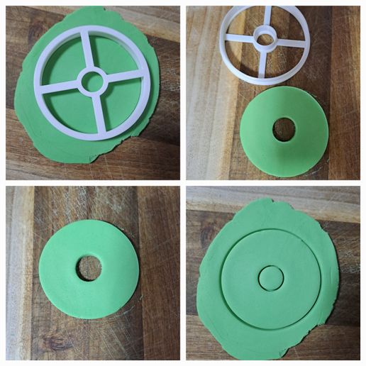 🍩 Doughnut imprint cookie cutter・ STL File for 3D printing・Cults