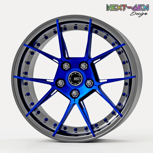 🧑‍🏭 Next-Gen Rim - BC Forged Wheels "HCA 381" (STL FILES)・ STL File for ...