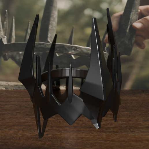 👑 SAURON CROWN (CROWN OF MORGOTH) - CORONA SAURON (CORONA DE MORGOTH ...