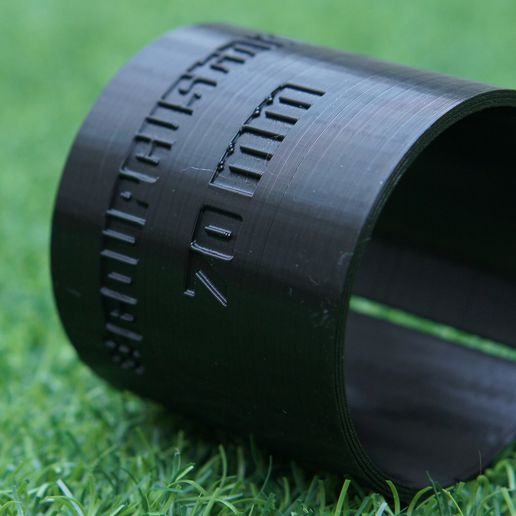 STL file 70 mm (2.75 IN) Pipe cutting template 90 degree angle 🧑‍🔧 ・3D ...