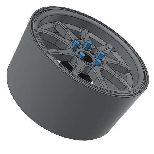 STL file 1/24 scale 18" Work Emotion XD9・3D print model to download・Cults