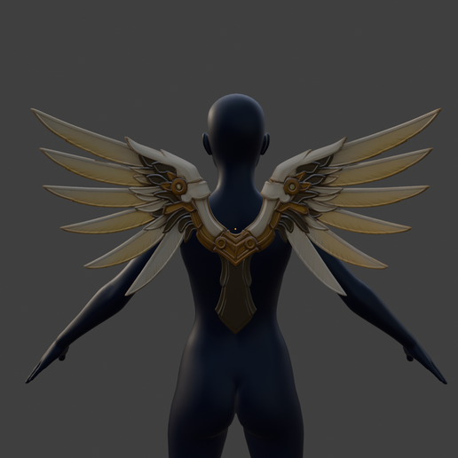 🎭 Mercy’s Wings・ STL File for 3D printing・Cults