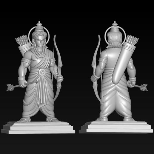 🐏 Sree ram・ STL File for 3D printing・Cults