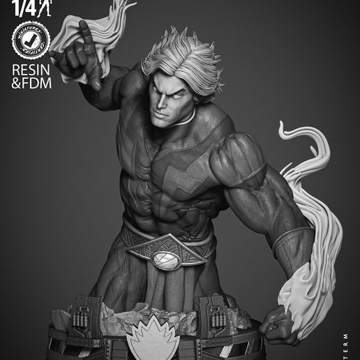 3D file WICKED MARVEL ADAM WARLOCK BUST : TESTED AND READY FOR 3D ...