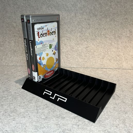 🎮 Games stand holder for 12 games PlayStation Portable PSP・ STL File ...