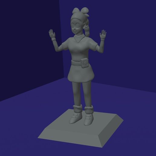 👤 Bulma Dragonball・ STL File for 3D printing・Cults