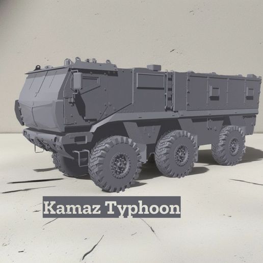 🪖 Kamaz Typhoon・ STL File for 3D printing・Cults